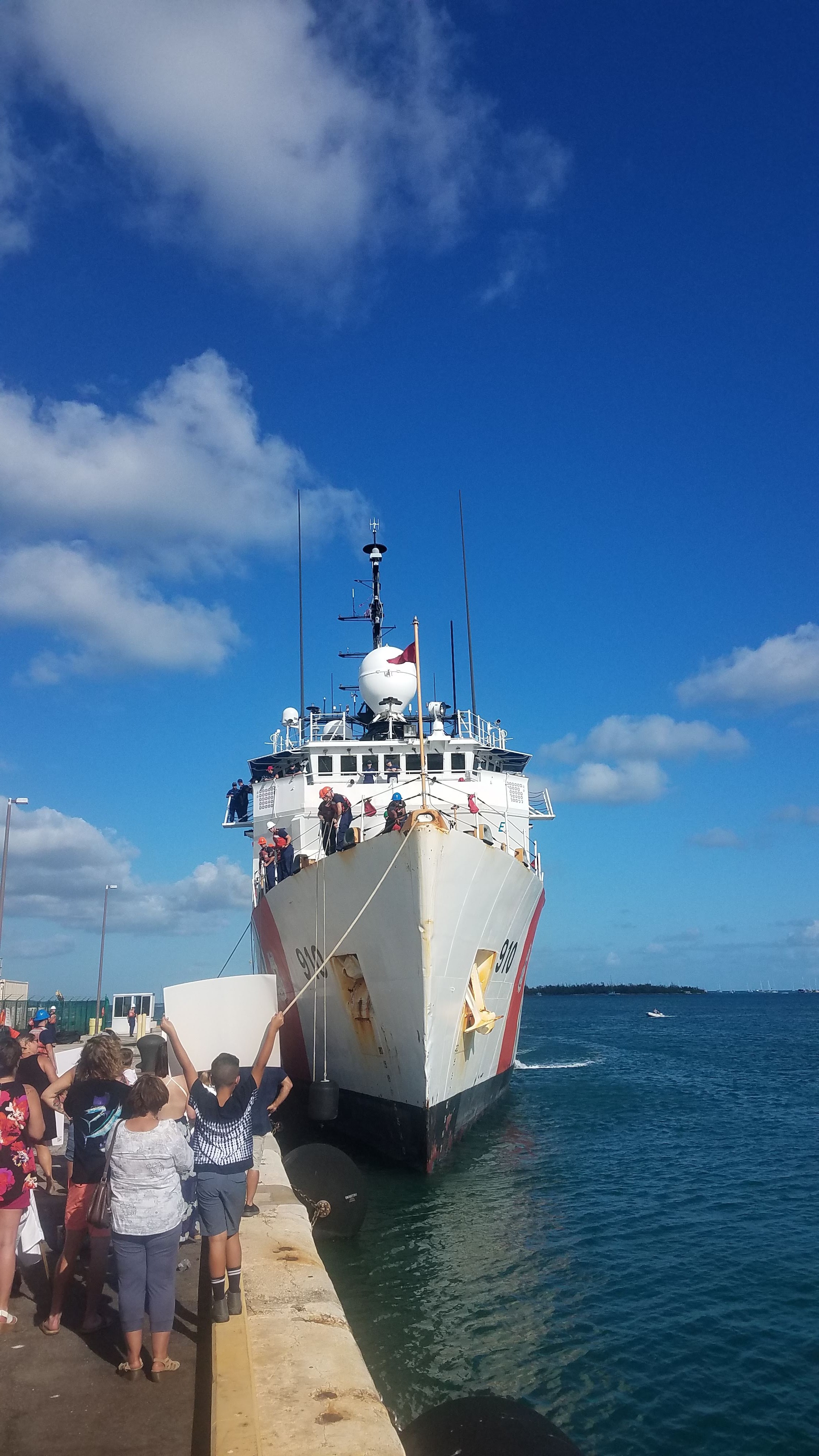 USCGC Thetis return to Key West.