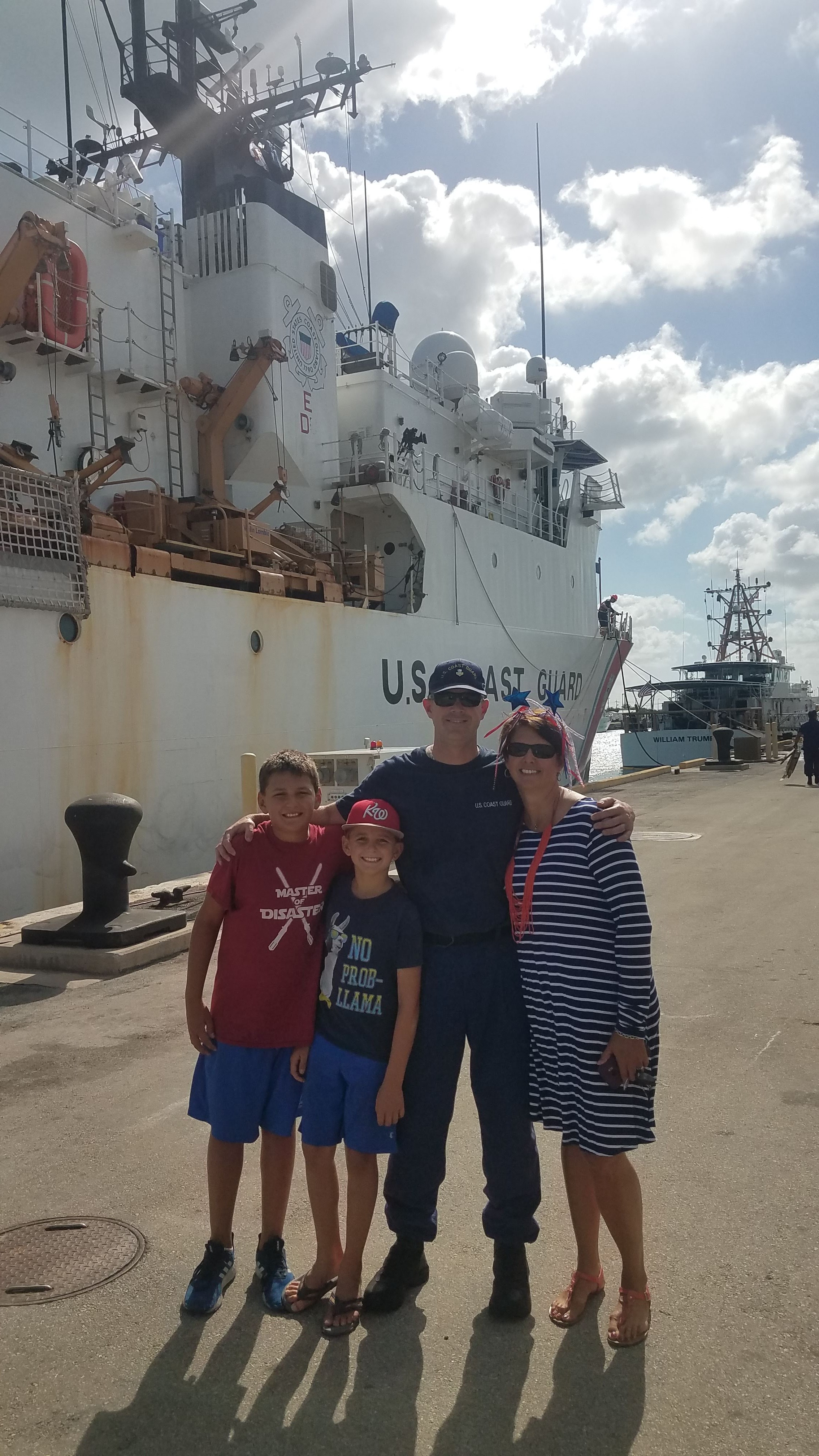 USCGC Thetis return to Key West.
